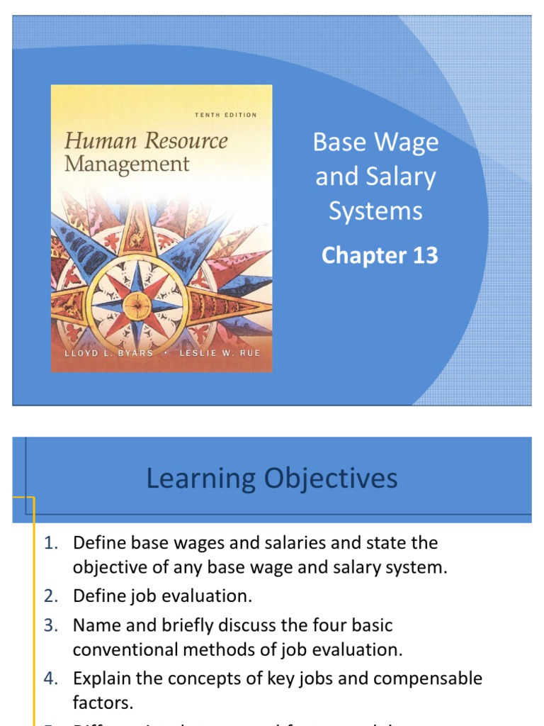 Base Wage and Salary Systems | PDF | Survey Methodology | Wage