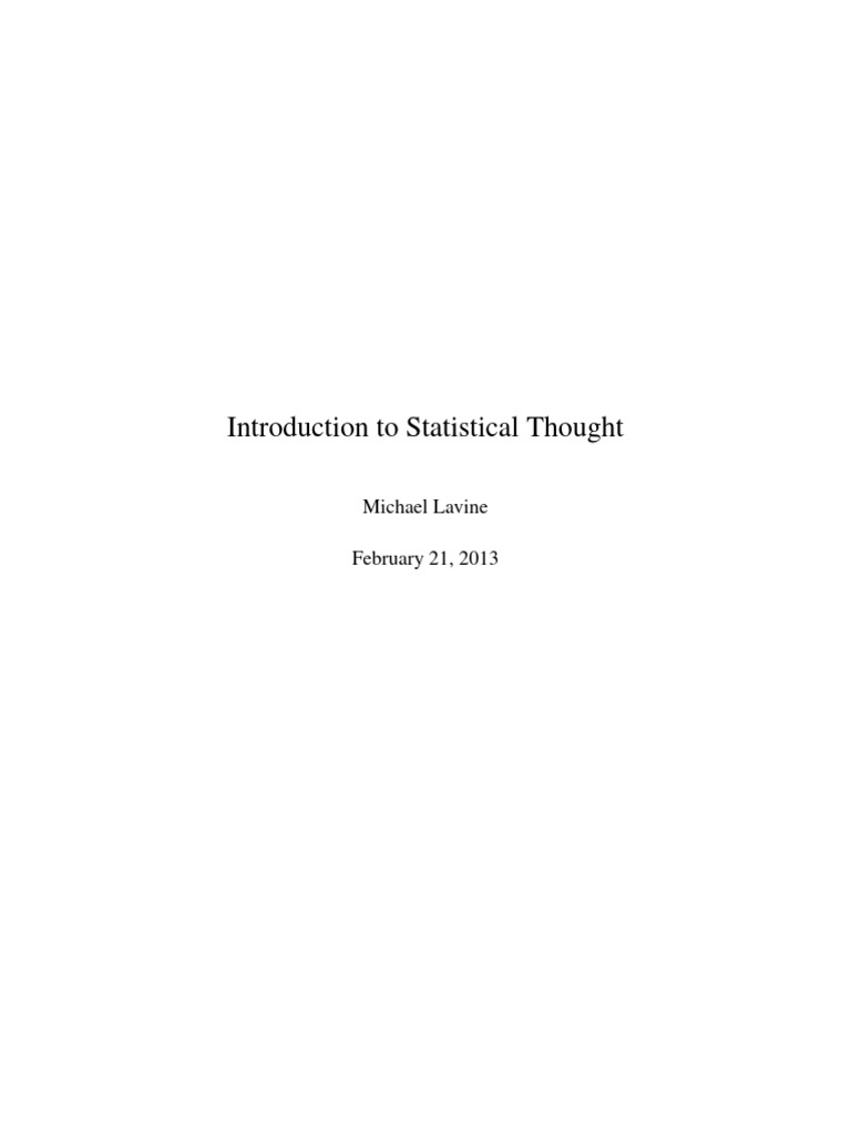 Book | PDF | Statistical Inference | Estimation Theory