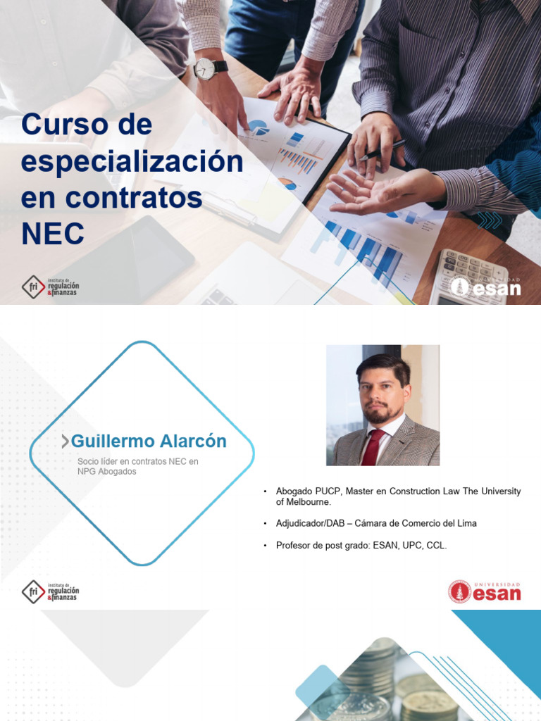 Presentaci N Contratos Nec Galarcon 06 12 | PDF | Diseño | Contratista general