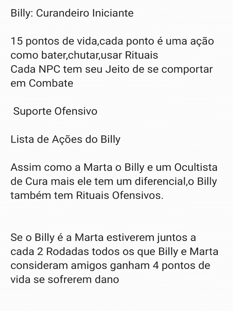 Billy | PDF