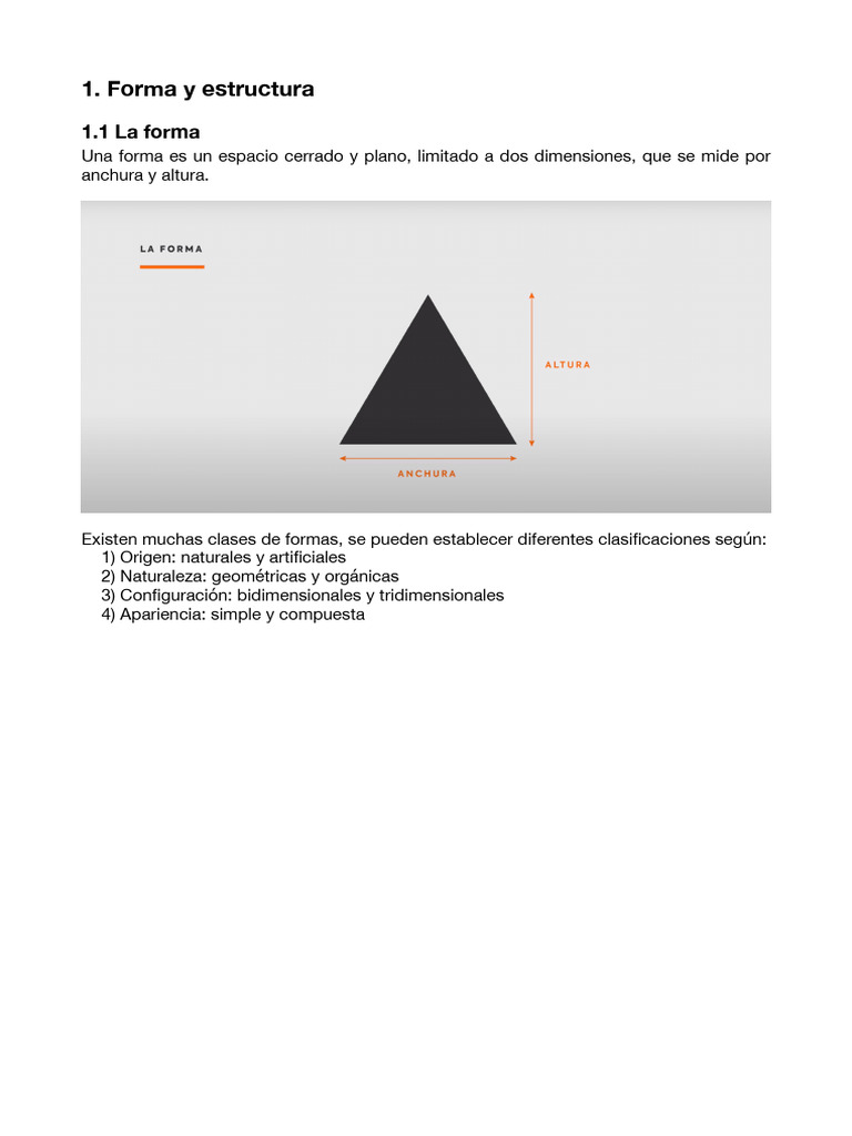 Psicología y Tipos de Formas en Diseño | PDF | Percepción | Sicología