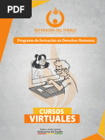 Fechas y Cursos Disponibles - CNDH Periodo 1 - 2025 | PDF | Derechos humanos | Invalidez