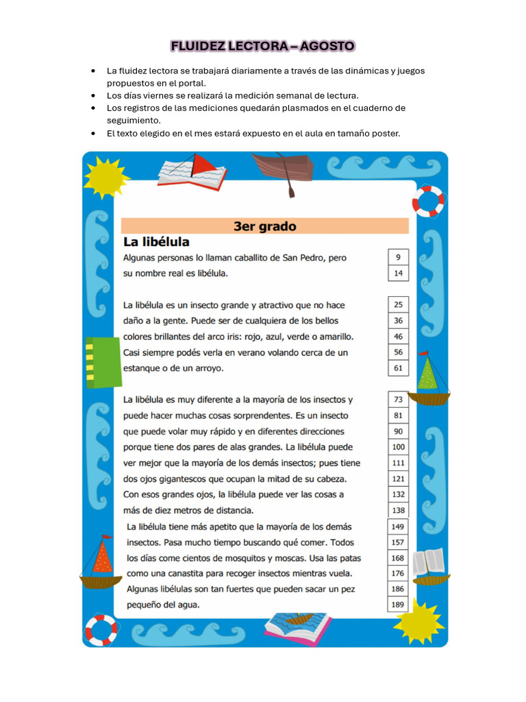 Fluidez Lectora | PDF