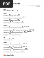 Name Above All Names (Single Version) (Charity Gayle) Chord Chart - C ...