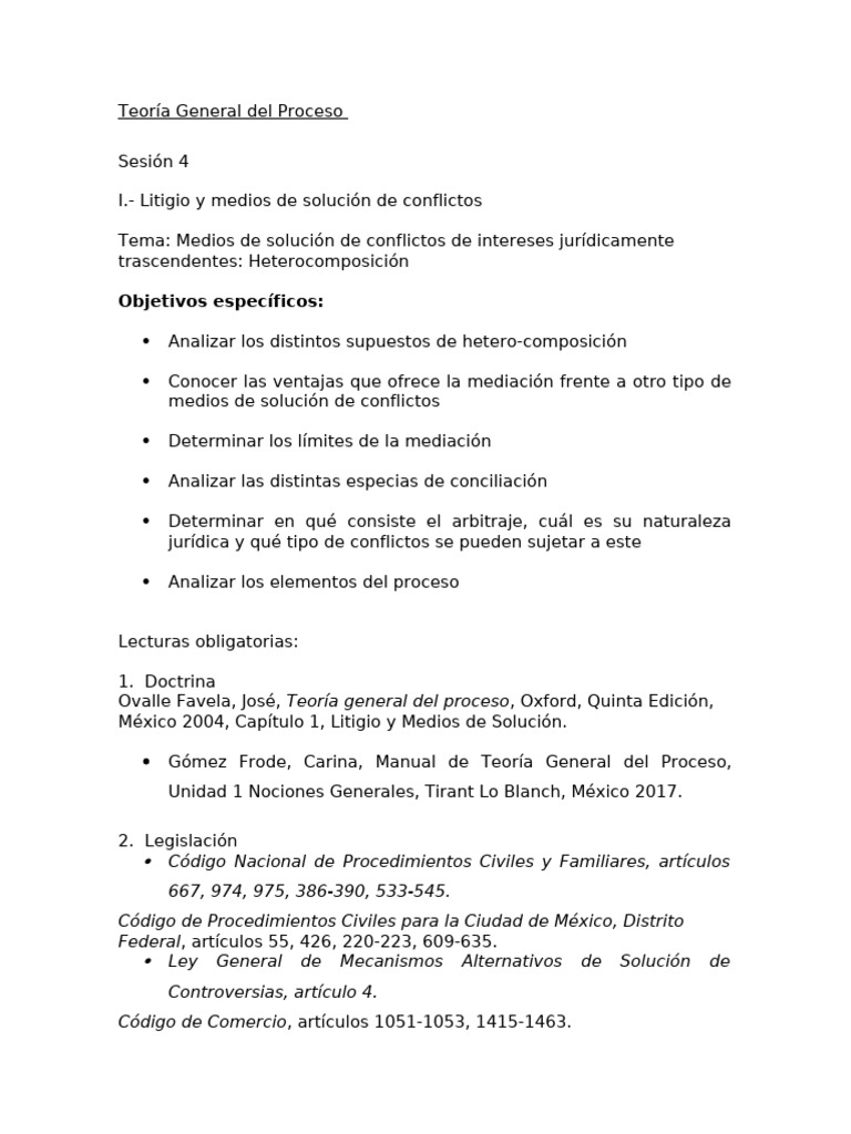 Heterocomposición: Mediación y Arbitraje | PDF | Jurisdicción | Arbitraje