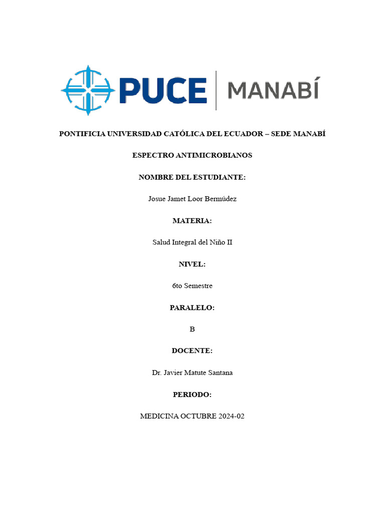 Espectro Antimicrobiano en Medicina | PDF | Antibióticos | Farmacología