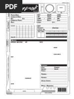 Cyberpunk Red Fillable Character Sheet | PDF | Weaponry | Leisure