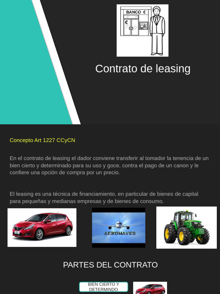 Guía Completa sobre Contrato de Leasing | PDF | Bancos