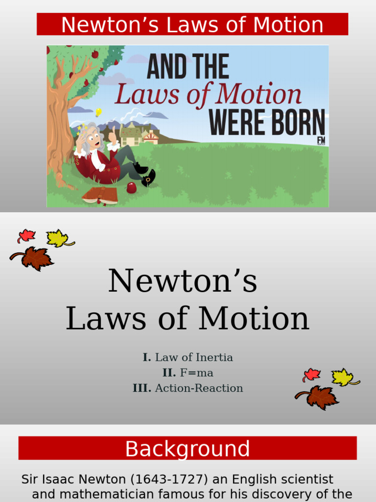 Newtons Laws | PDF | Force | Inertia
