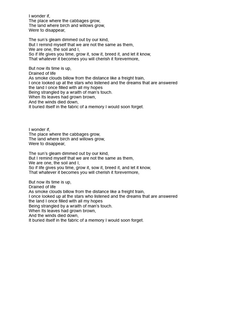 National Gallery Poem | PDF