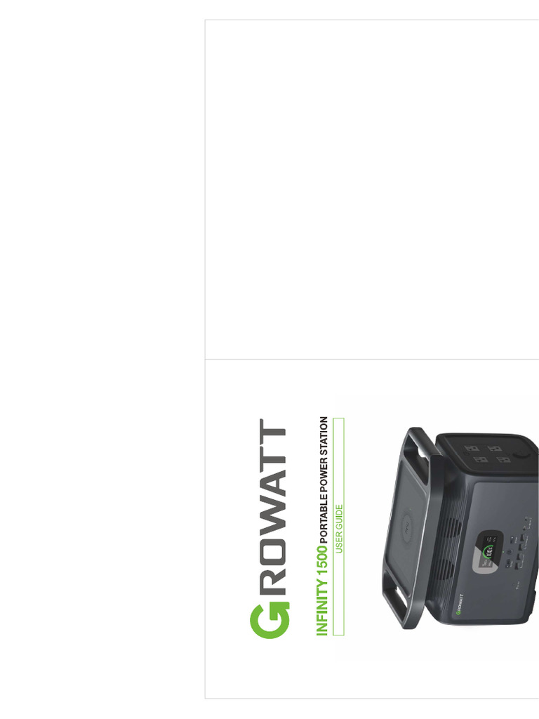 manual Growatt 1500 | PDF
