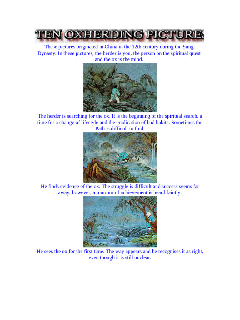 Oxherding Pictures Color | PDF