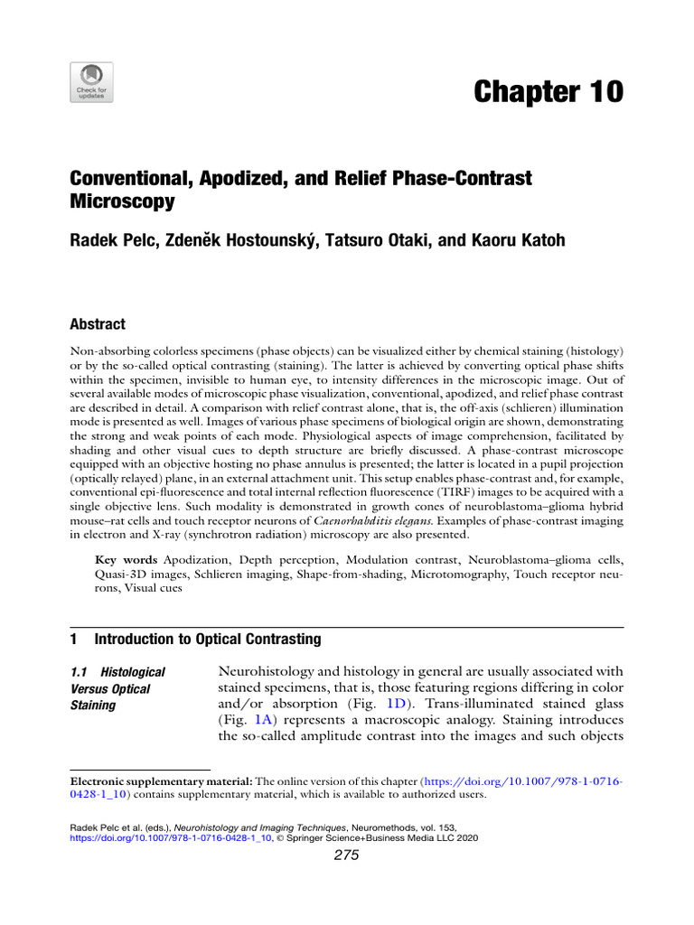 Conventional_Apodized_and_Relief_Phase_C (1) | PDF | Microscopy ...