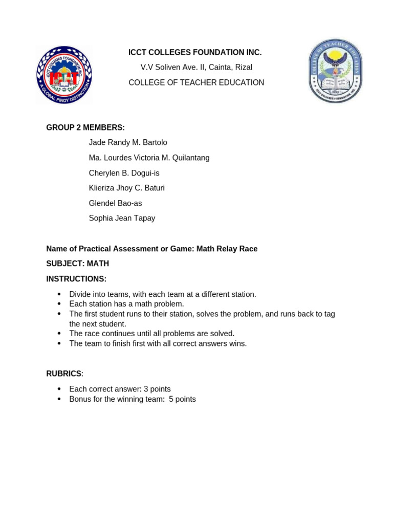 Profed09 Performance Task Final | PDF