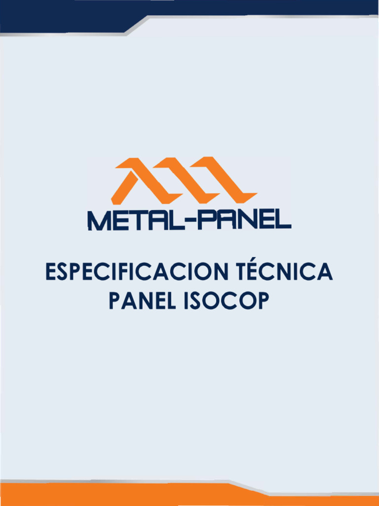Ficha Tecnica Isocop Roof | PDF | Tornillo | Aislamiento térmico