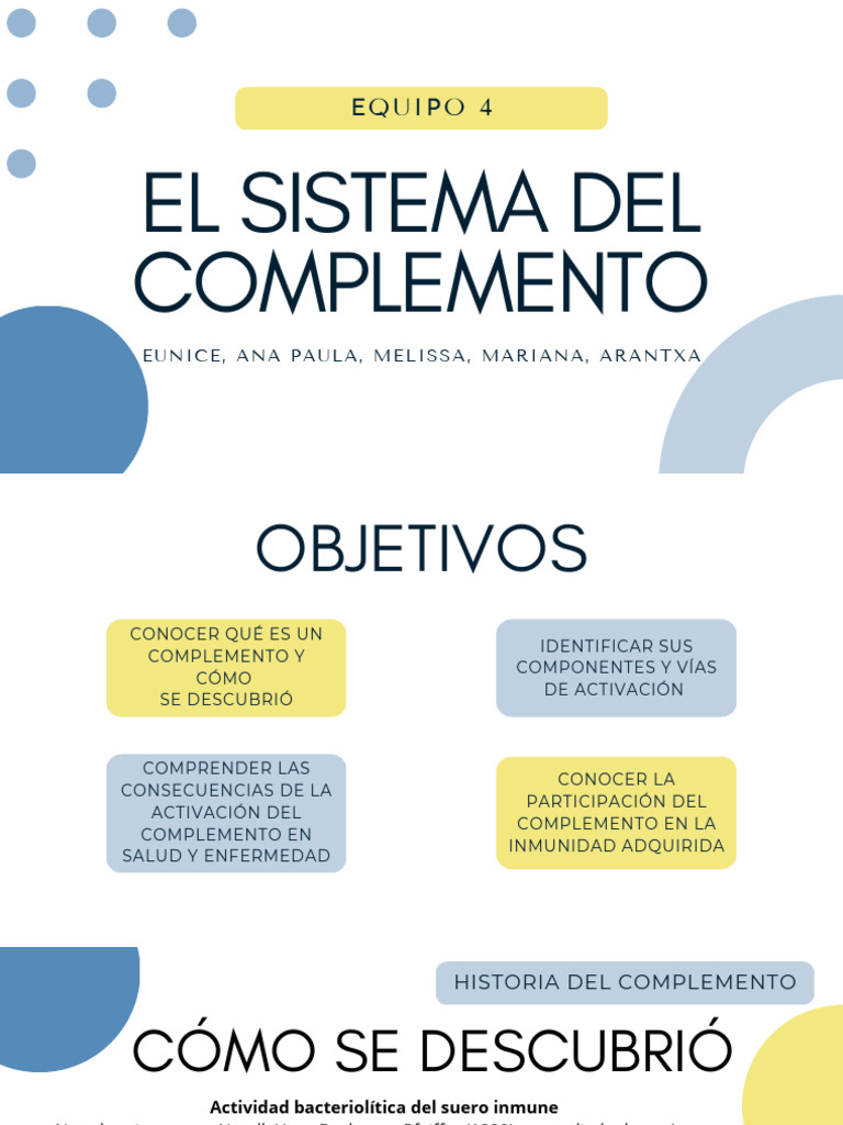 Sistema Del Complemento (1) | PDF | Sistema complementario | Sistema inmune