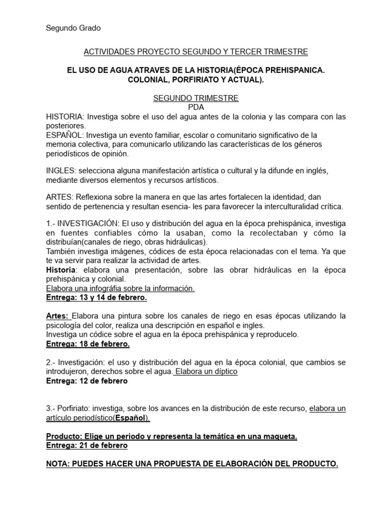 Proyecto Segundo | PDF