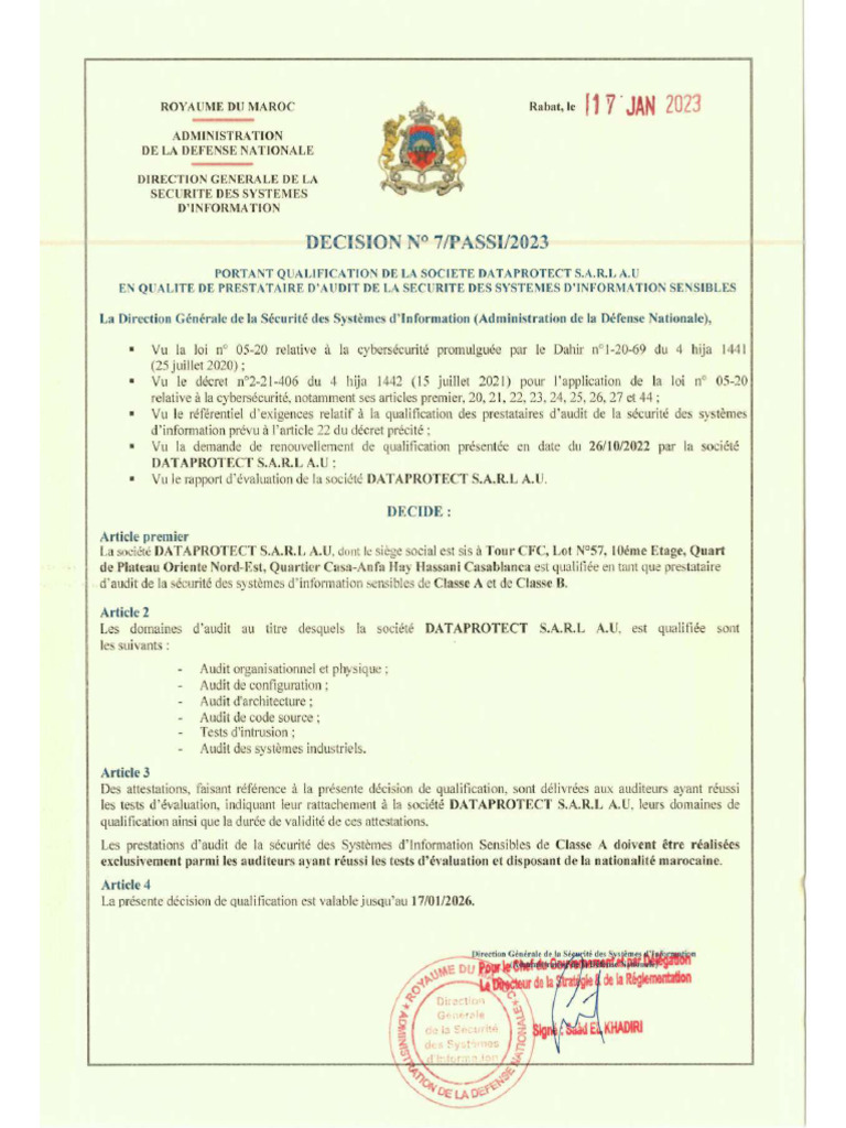 Dataprotect - Decision | PDF