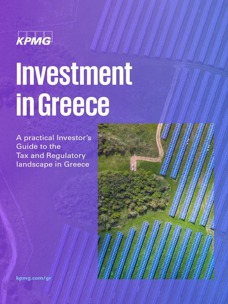GR Investment in Greece Guide 04042023 | PDF | Cost Of Living | Taxes