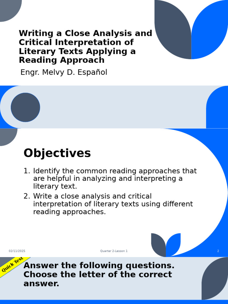 Identification of Reading Approaches | PDF | Speed Reading | Cognitive ...