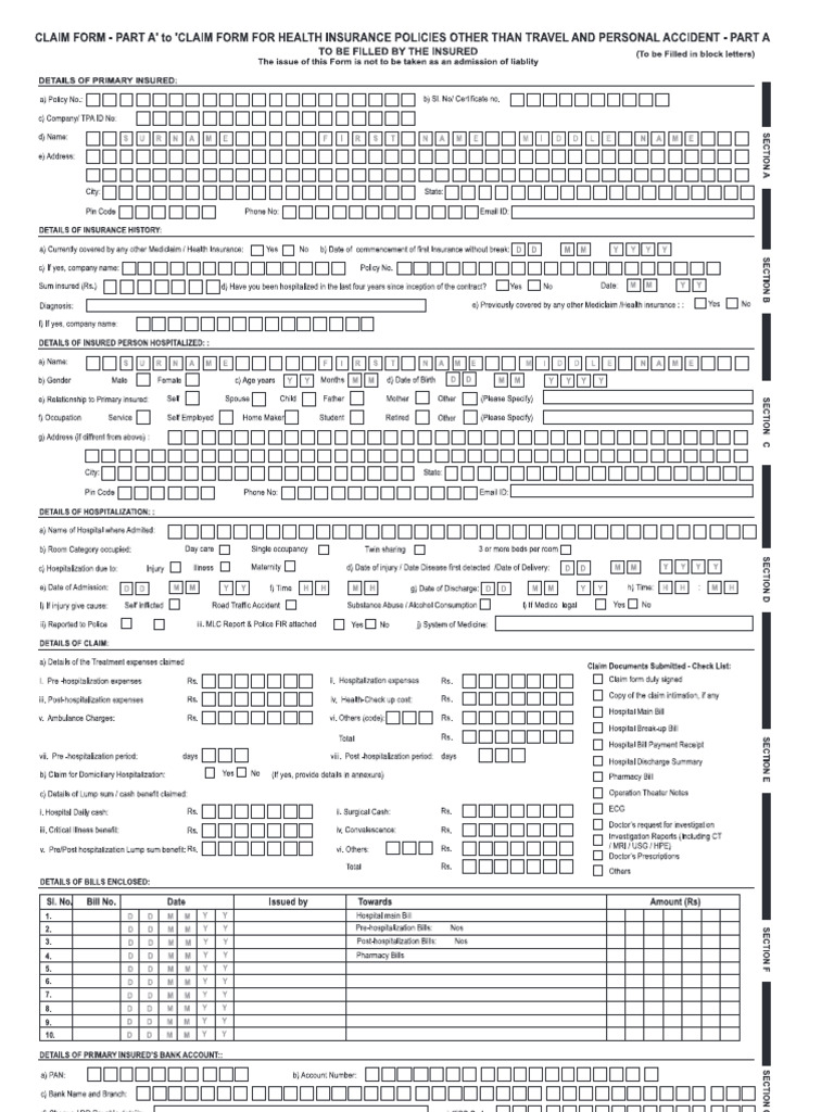 Claim Form | PDF