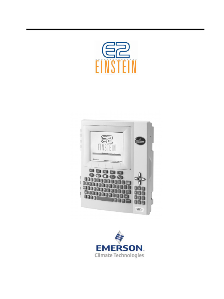 CPC Emerson Manual | PDF | Entrada/Saída | Refrigeração