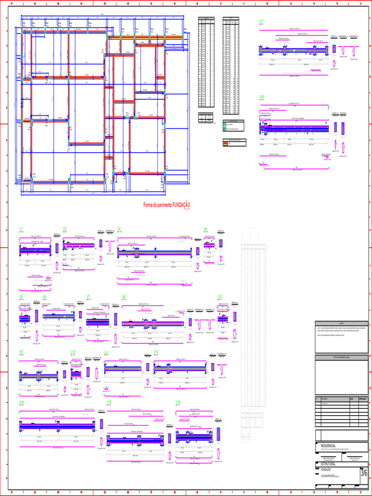 Projeto Estrutural Marco Antonio Prancha 3 | PDF