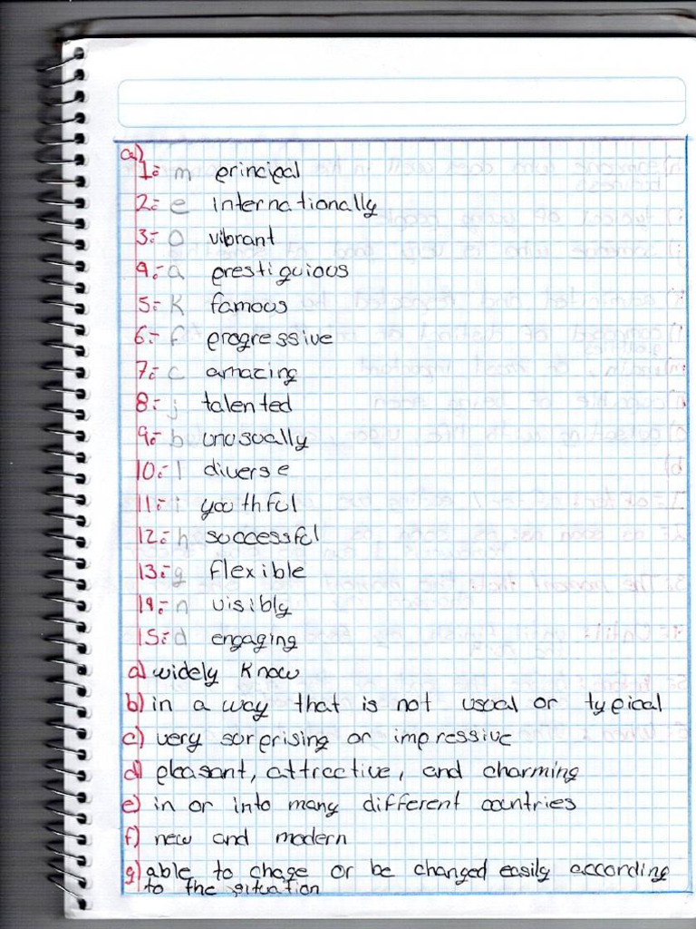 Vocabulary Lesson 2 | PDF