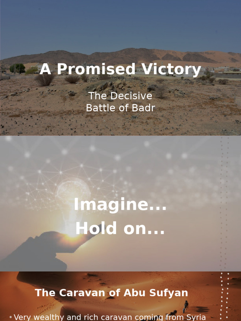 A Promised Victory-Battle of Badr Presentation | PDF | Muhammad | Life ...