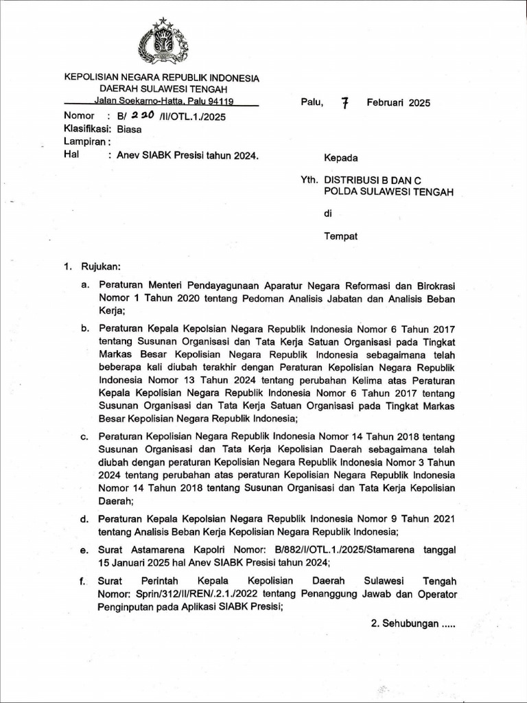 Anev Siabk Presisi 2024 | PDF