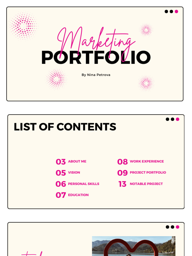 Marketing Portfolio - Nina Petrova | PDF | Mass Media | Public Sphere