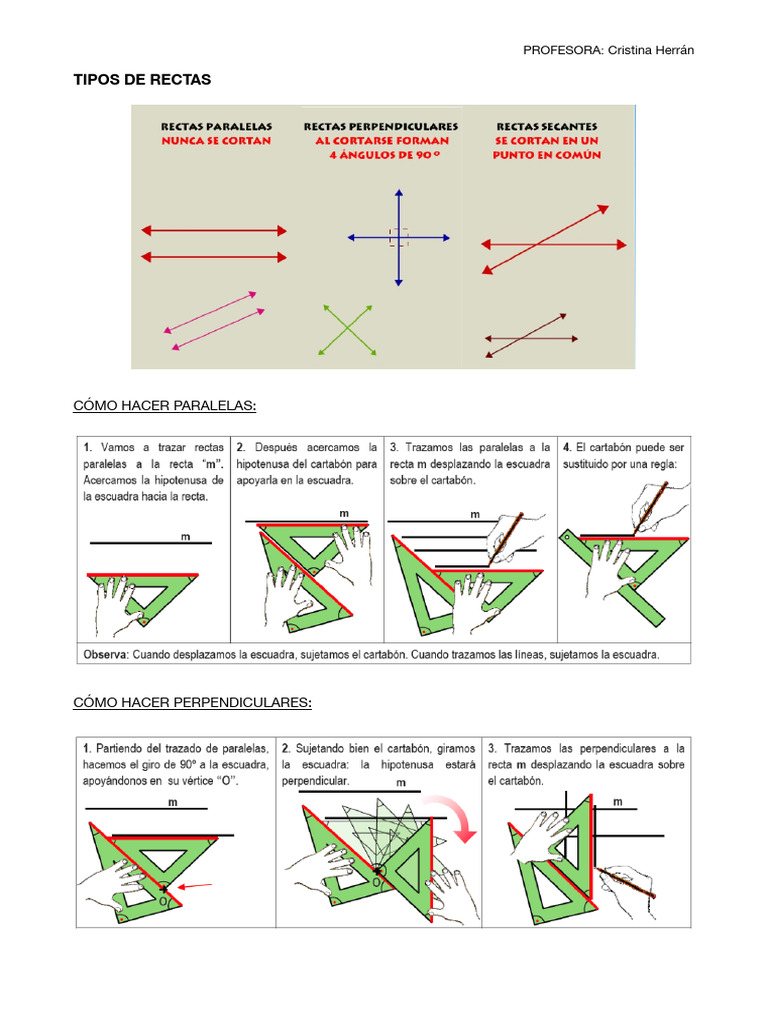 Tipos de Rectas | PDF