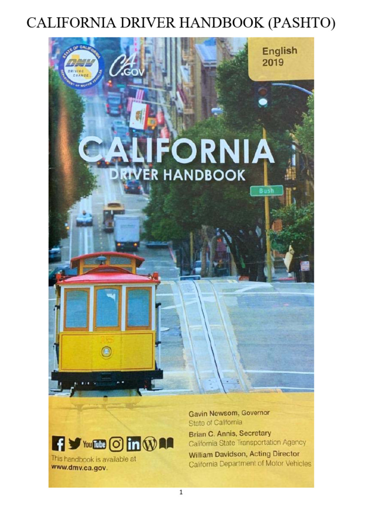 Pashto+California+Driver+Handbook | PDF