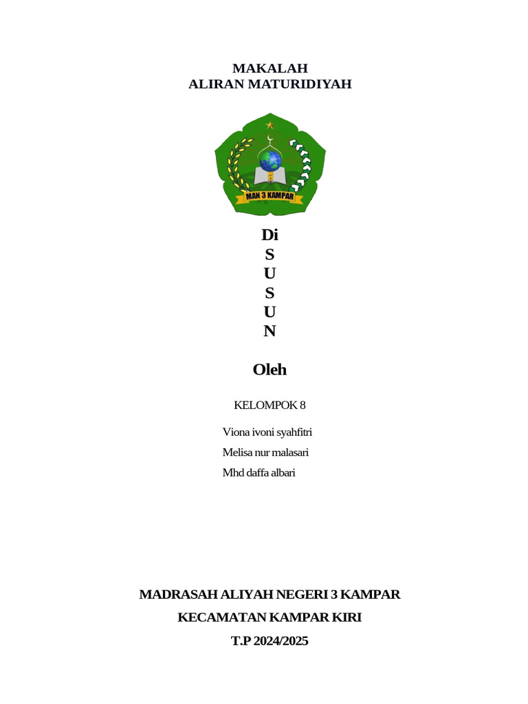 Ajaran dan Sejarah Aliran Maturidiyah | PDF