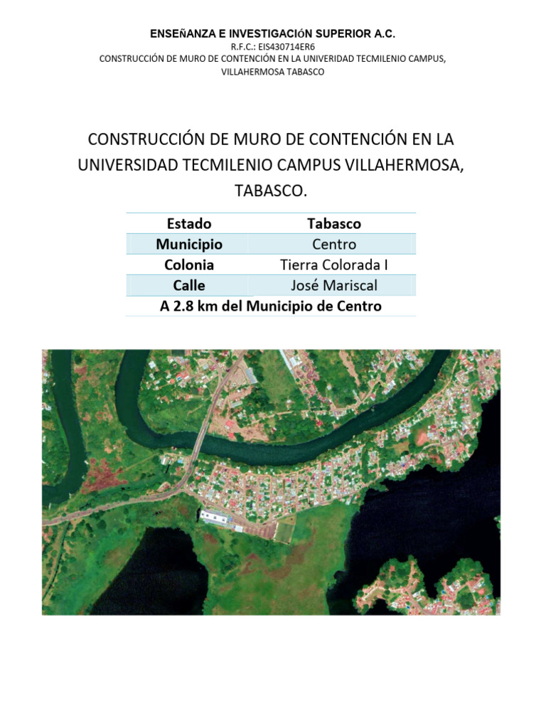 Proyecto de Un Muro de Contención | PDF | Residuos | ruido