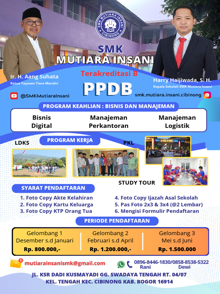 PPDB SMK Mutiara Insani 2025 New | PDF