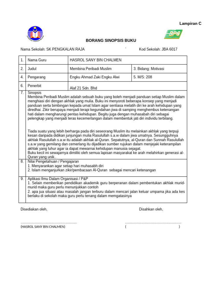 Membina Peribadi Muslim | PDF