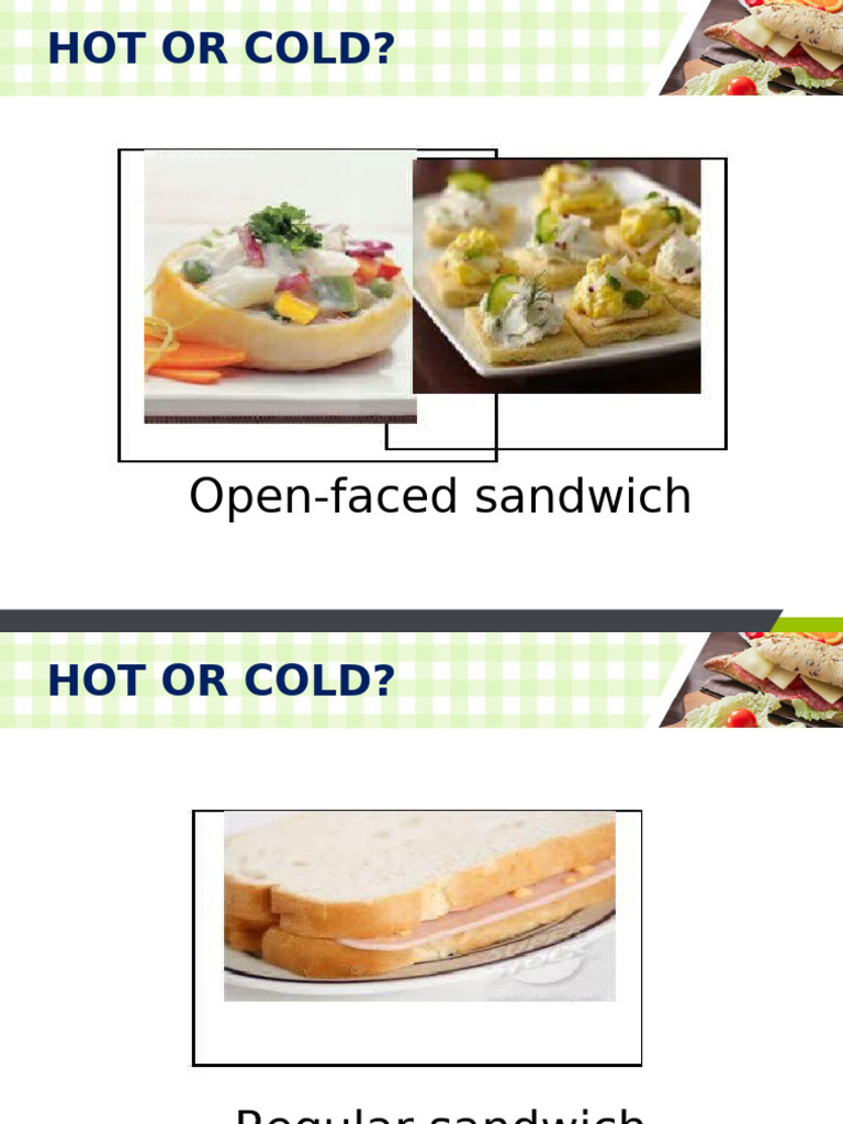 Types of Sandwiches and Breads Guide | PDF