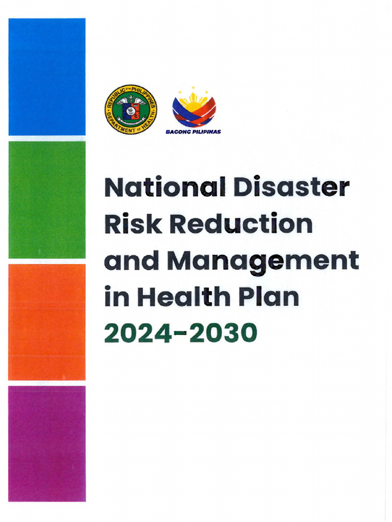 NDRRM Health Plan 2024-2030 Overview | PDF | Hazards | Emergency Management