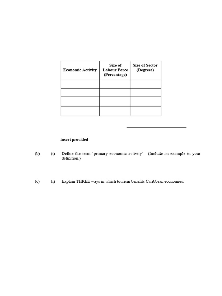 Geography P2 2016 - Economic Activites | PDF