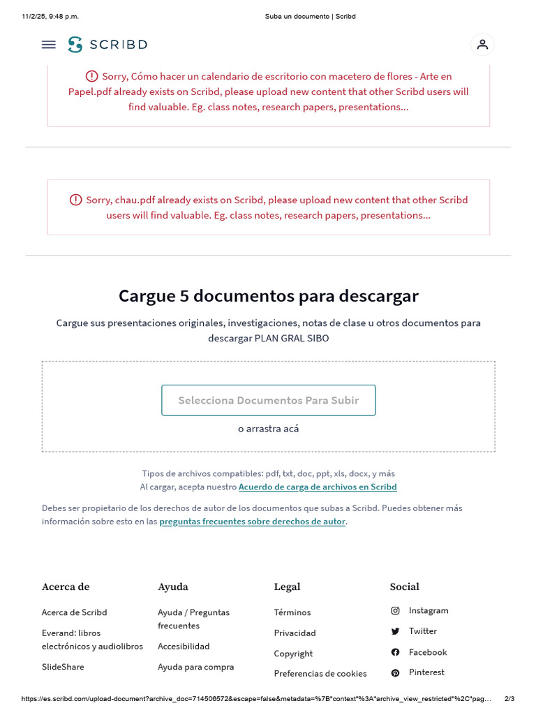 Suba un documento _ Scribd | PDF