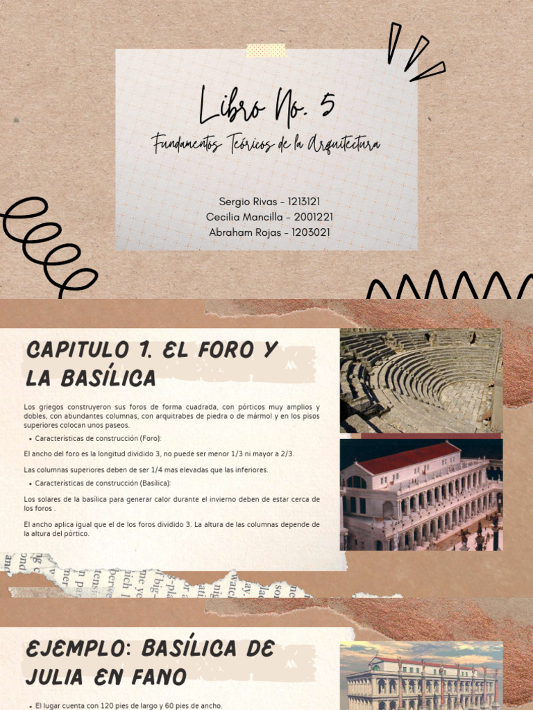 05 Capítulo 5, Vitruvio - Compressed | PDF | Columna | Teatro