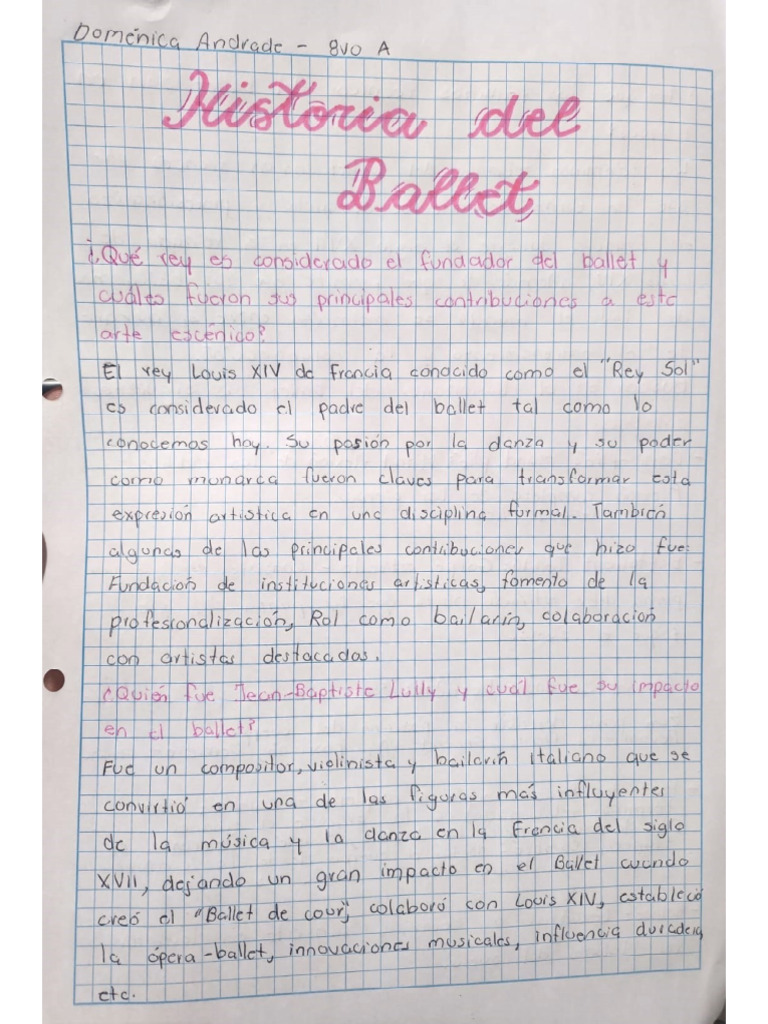 Historia Del Ballet | PDF