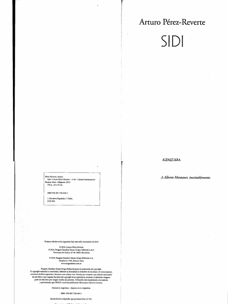 Perez Reverte. Sidi | PDF