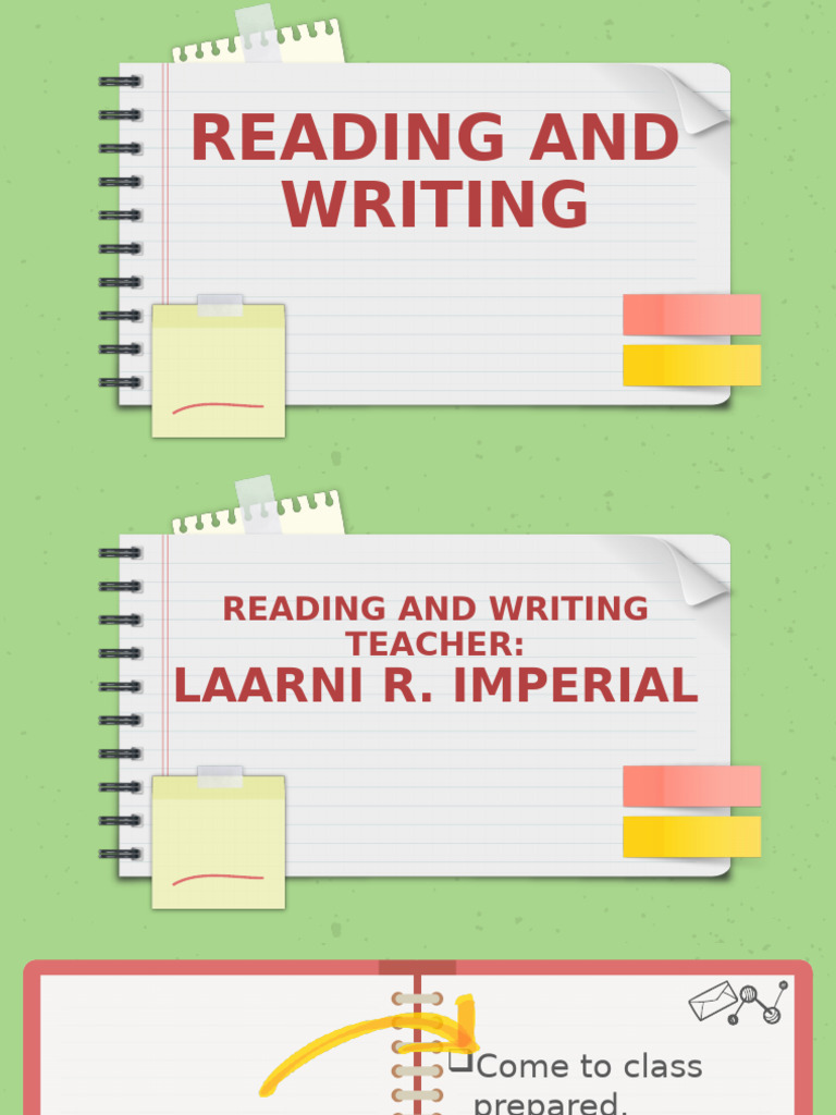 REading and Writing | PDF