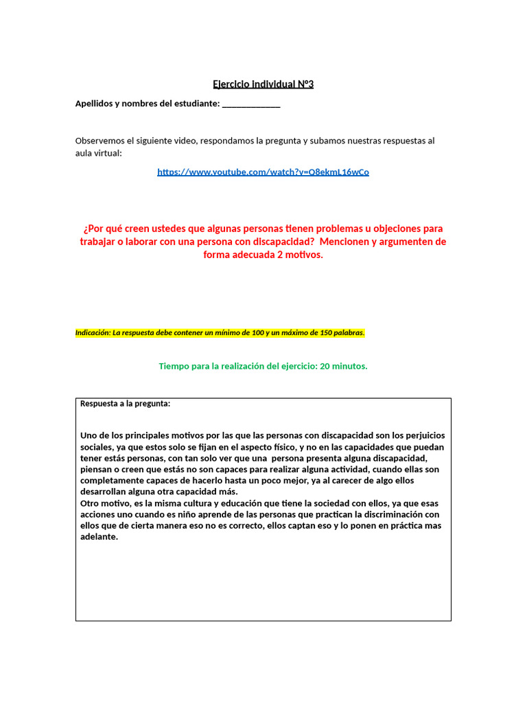 Ejercicio individual N°3 | PDF