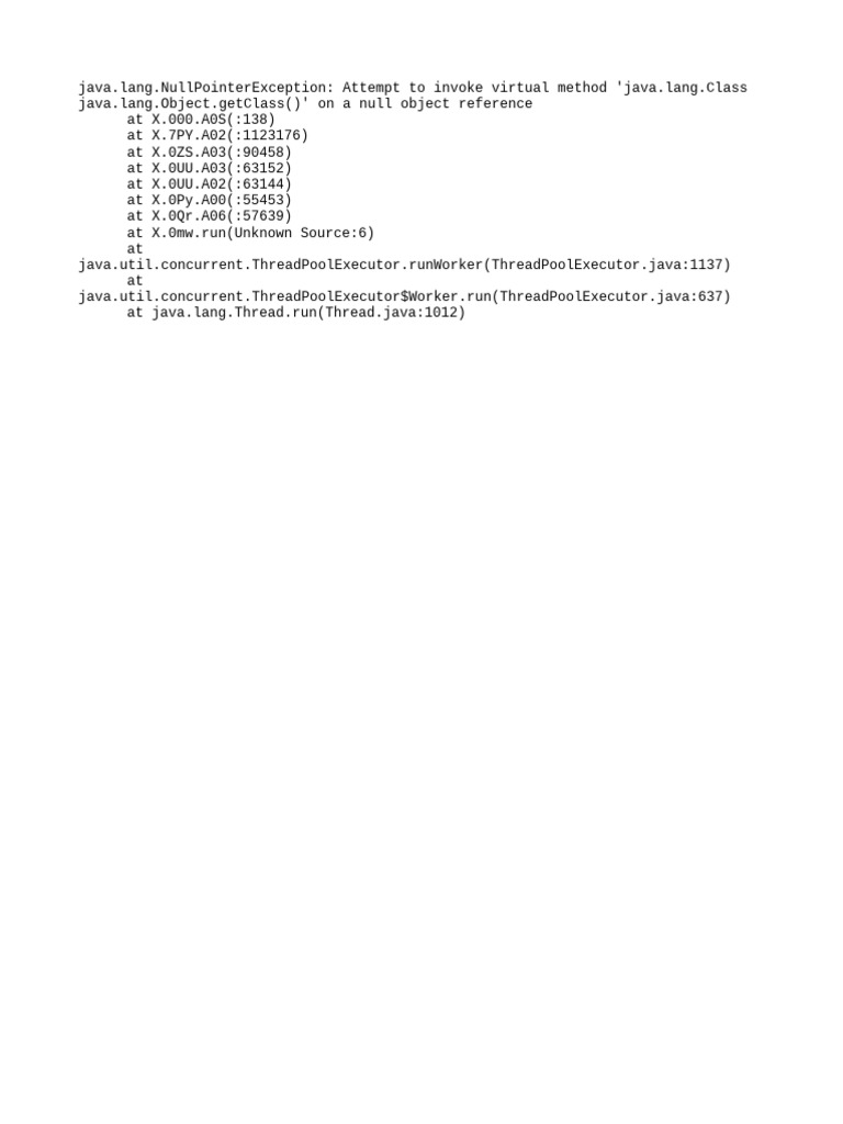 Debugging NullPointerException | PDF
