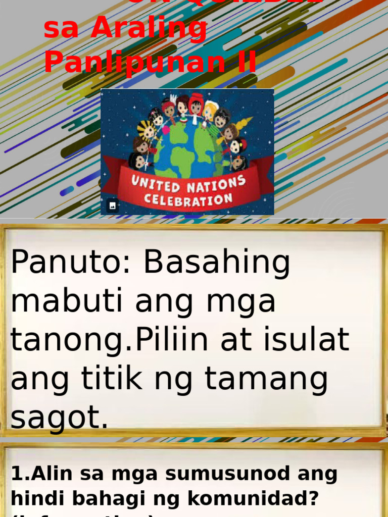 Un Quiz Bee Grade 2 | PDF