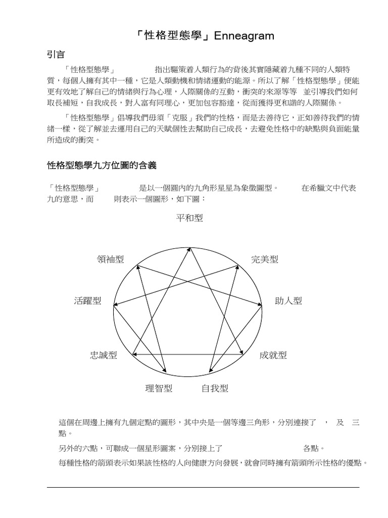 Enneagram | PDF