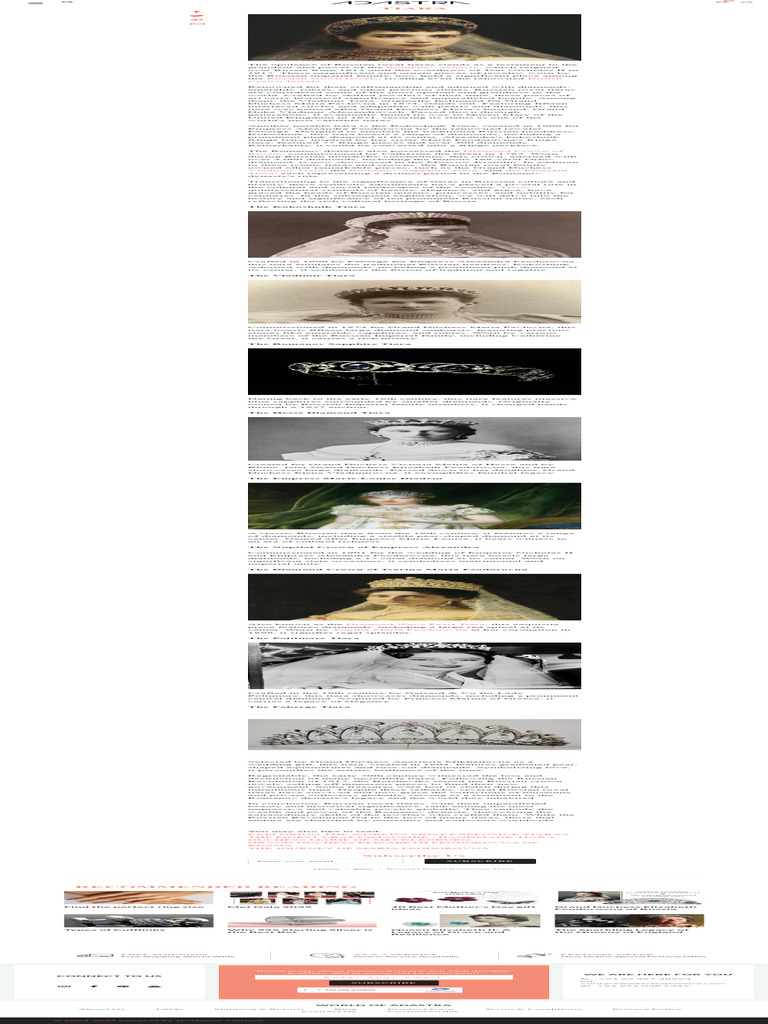 Russian Royal Romanov Tiara | PDF | House Of Romanov | Jewellery